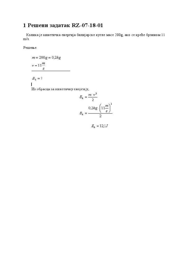 Reseni Zadaci 7 18 | PDF