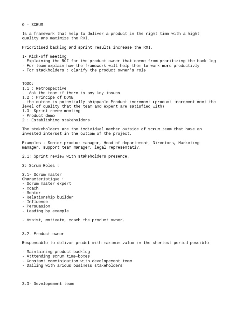 Scrum Master | PDF | Scrum (Software Development) | Software Engineering