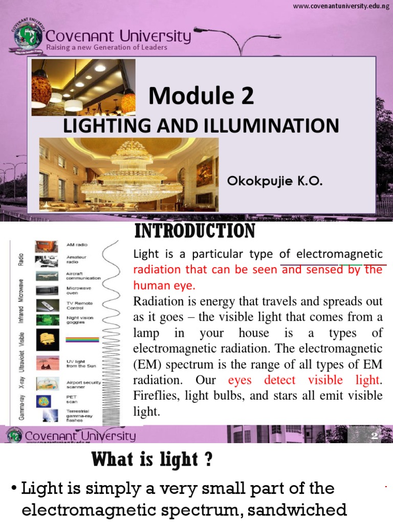 Class Lighting | PDF | Incandescent Light Bulb | Electromagnetic Radiation