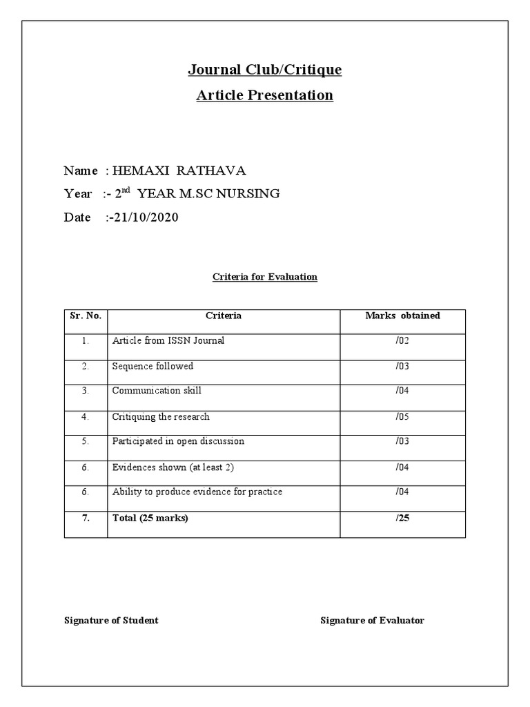 Journal Club Presentation-1 | PDF | Infant Mortality | Breastfeeding