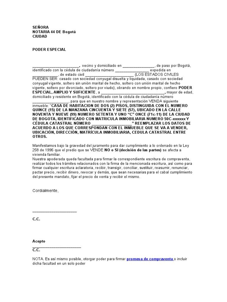 Modelo de Poder para Vender | PDF