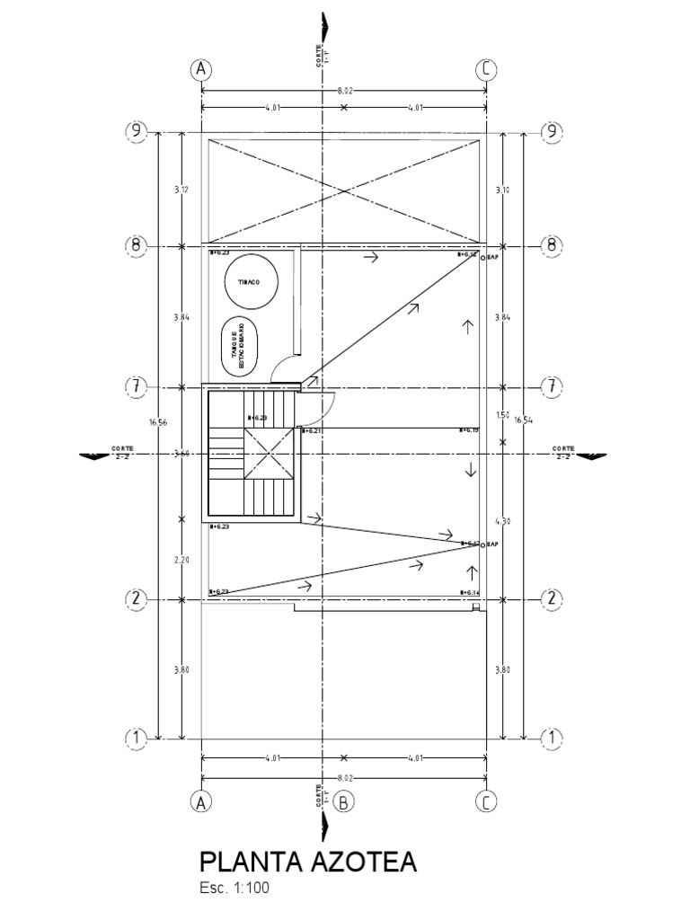 Planos de Construcción y Cortes | PDF