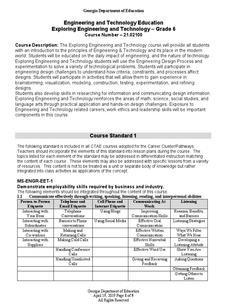 Exploring-Engineering-And-Technology-Grade-6 1 | PDF | Résumé ...