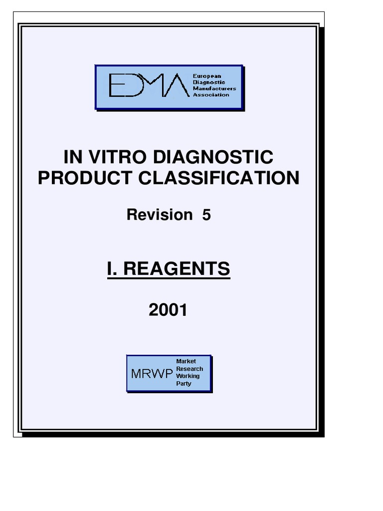 Edma Classification Reagents | PDF | Gonadotropin | Complement System