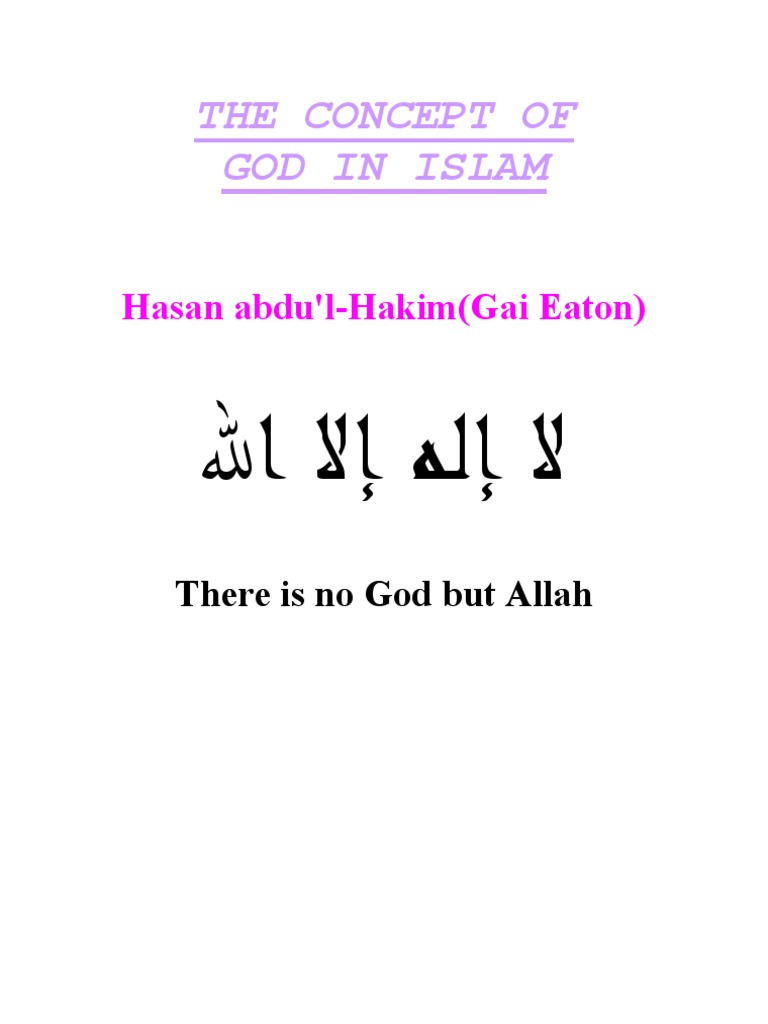 The Concept of God in Islam | PDF | God In Islam | Quran