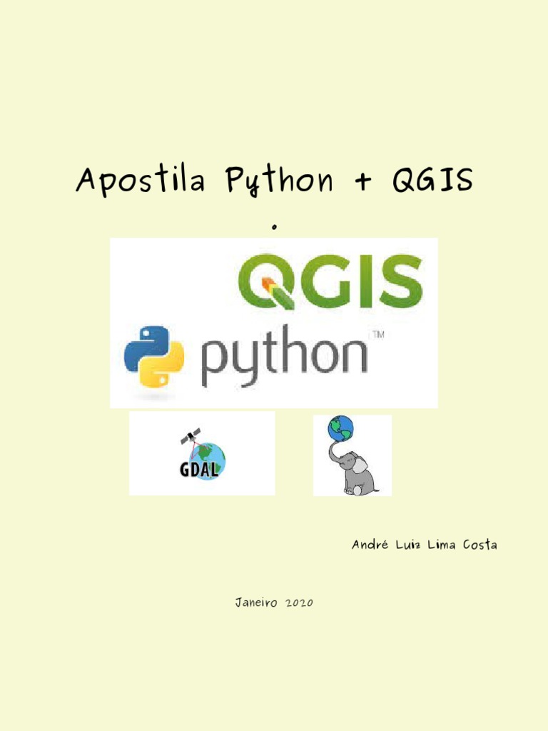 PYQGIS | PDF | Python (linguagem de programação) | Sistema operacional
