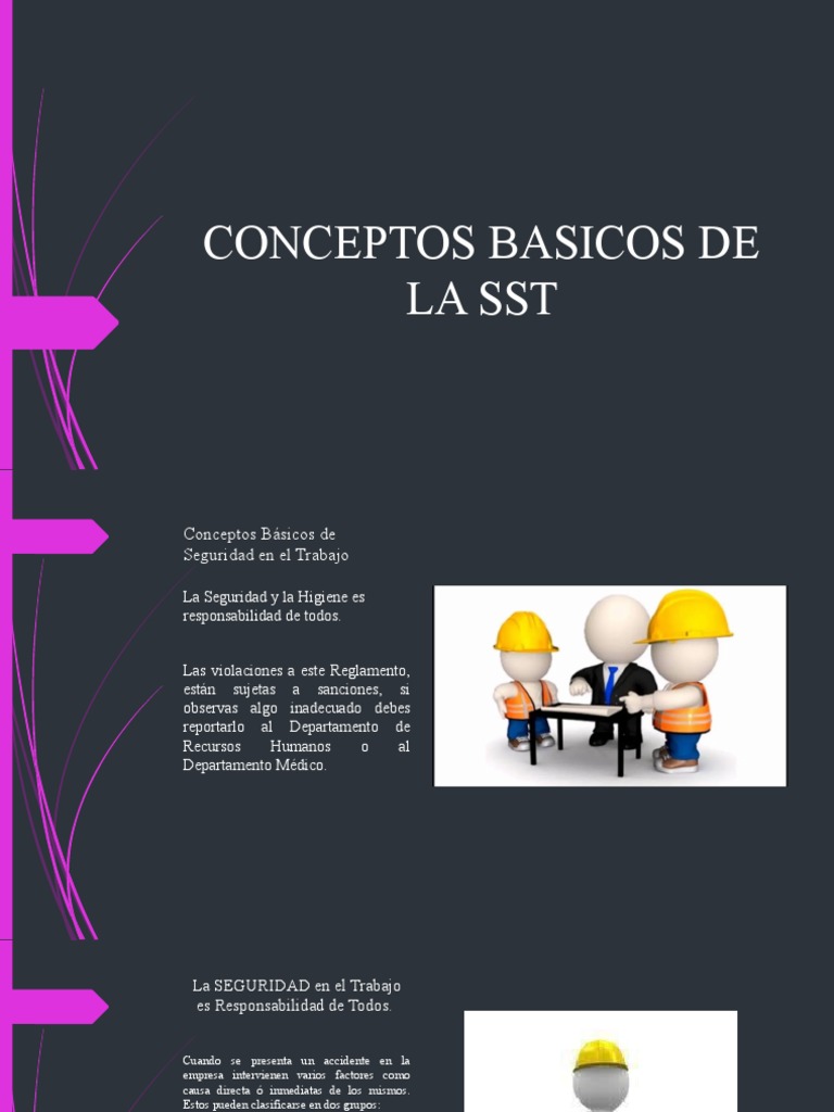 Conceptos Basicos de La SST | PDF