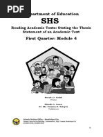 English For Academic and Professional Purposes (EAPP) : Quarter 1 ...