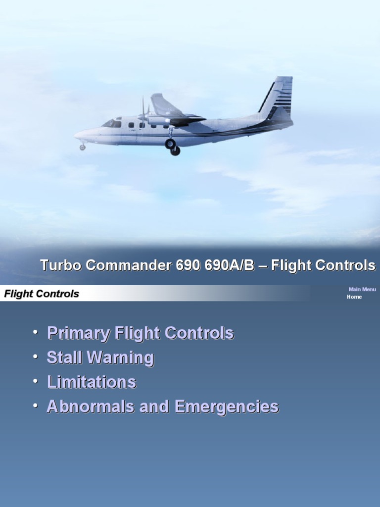 Turbo Commander 690 690A/B - Flight Controls | PDF