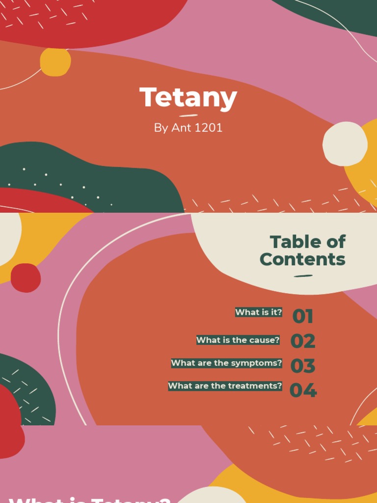 Tetany | PDF | Human Diseases And Disorders | Clinical Medicine
