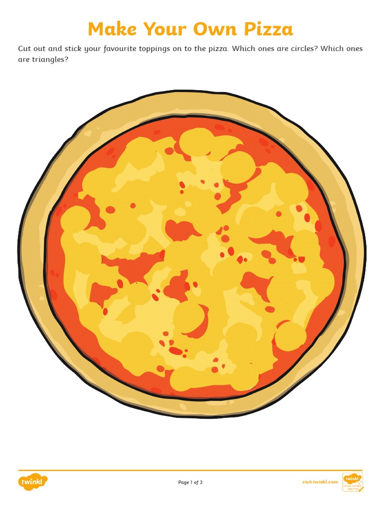 Pizza Making Cutting Skills Activity - Ver - 5 | PDF