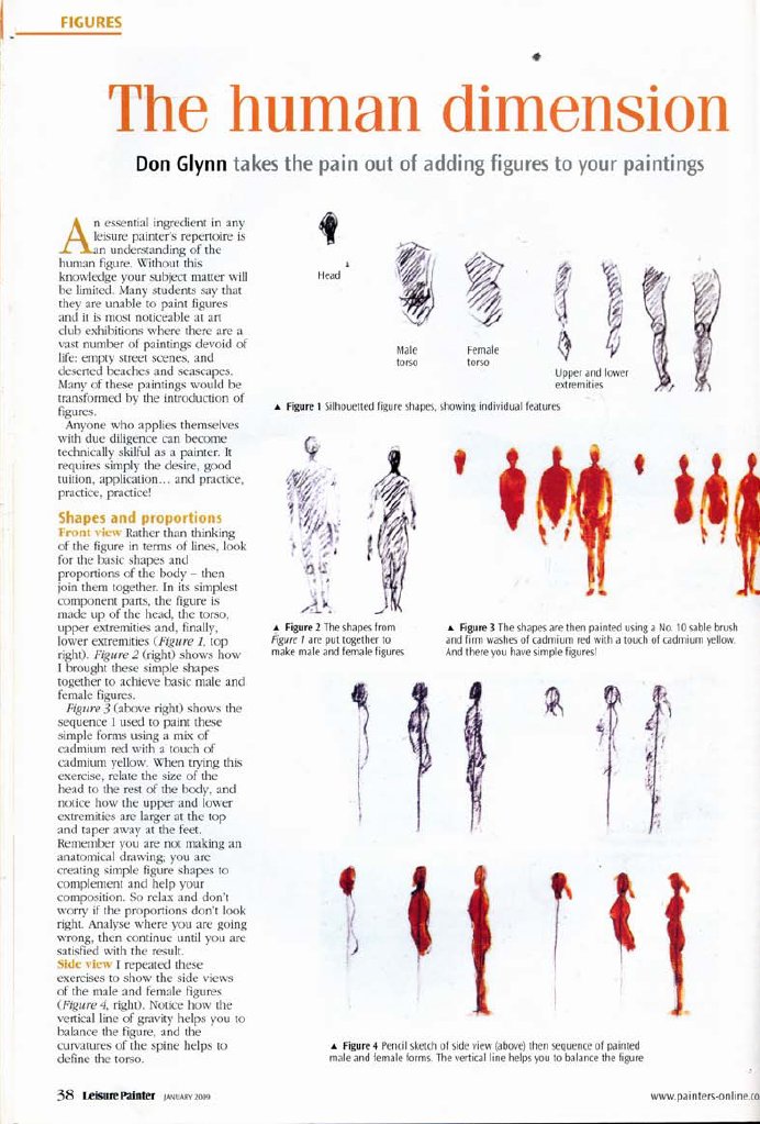 Don Glynn - Painting Figures in Watercolour ("Human Dimension) | PDF