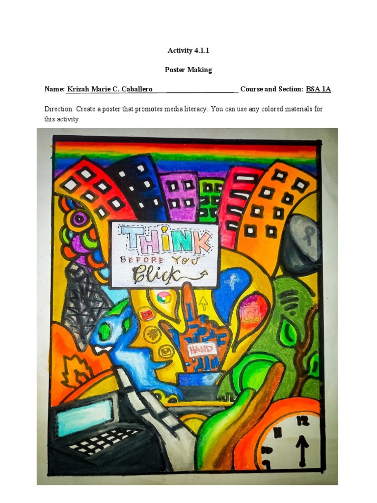 Media Literacy Poster Creation Guide | PDF