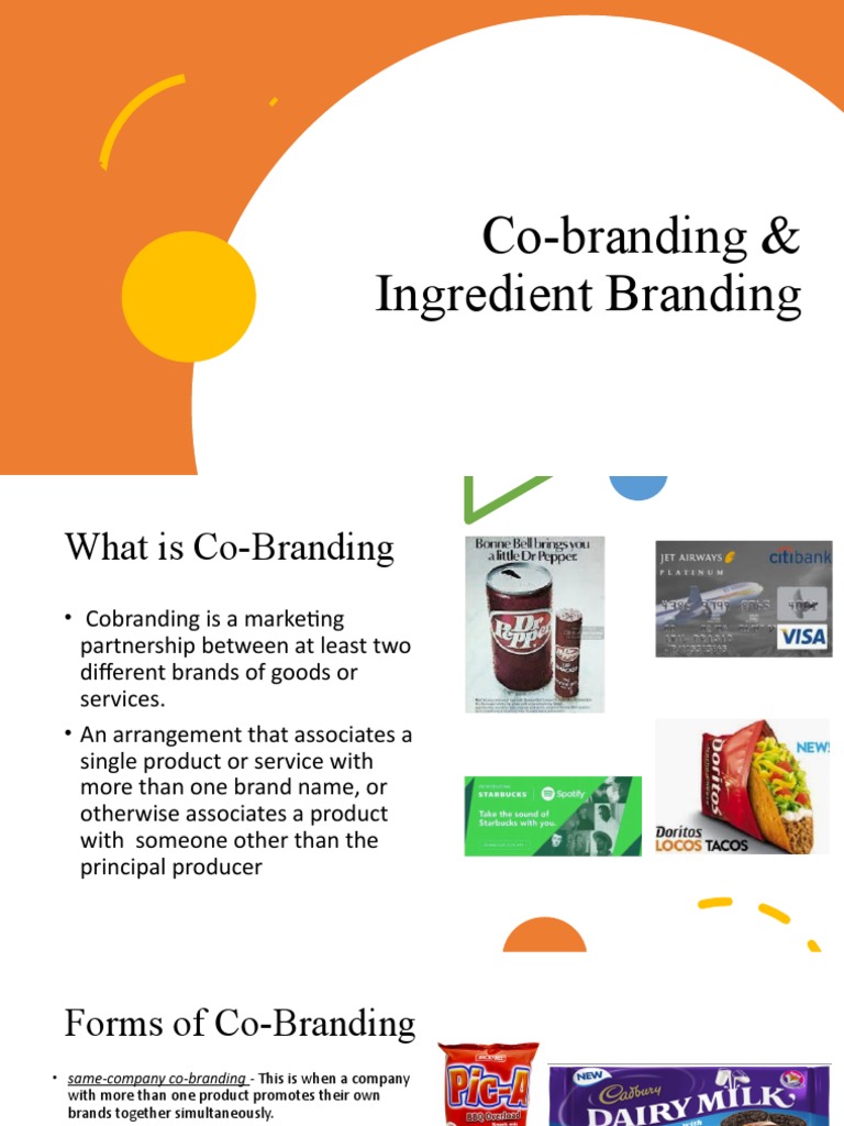Co-Branding & Ingredient Branding-2 | PDF | Brand | Marketing