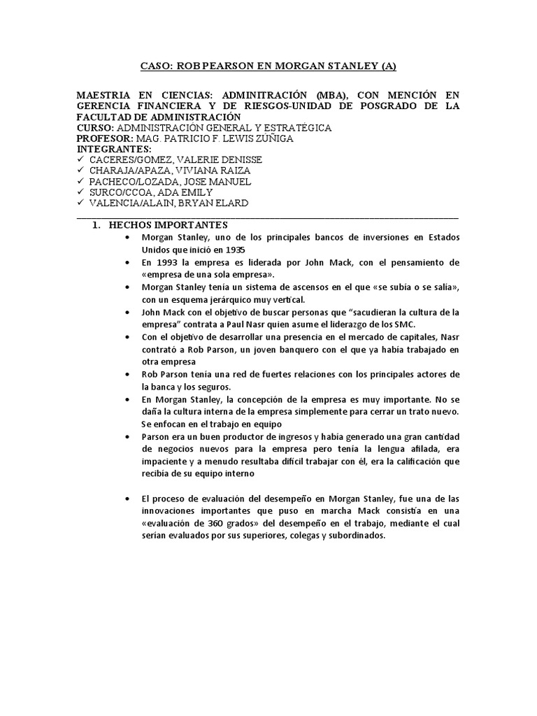 Caso - ROB PARSON | PDF | Análisis FODA | Mercado (economía)