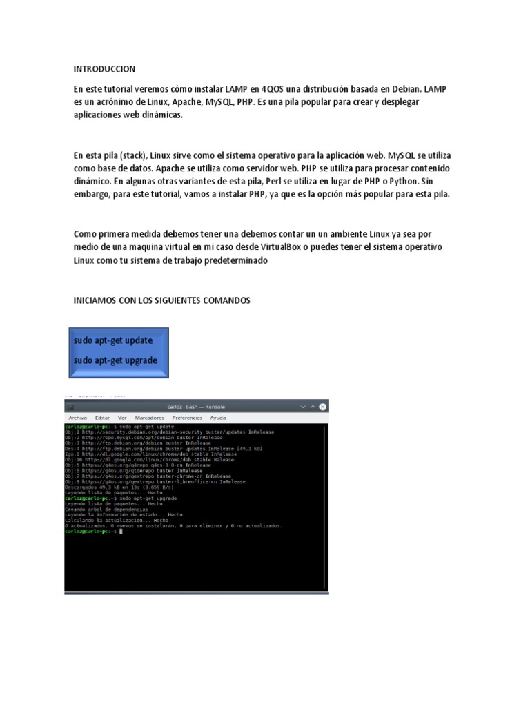 Instalacion Lamp Api | PDF | Php | Servidor HTTP Apache