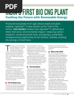 CBG Flow Chart & Machinery | PDF | Biogas | Carbon Dioxide
