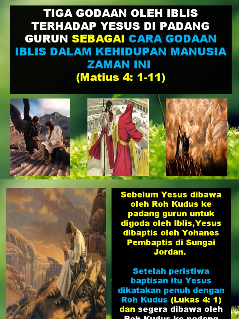 Iblis Vs Yesus