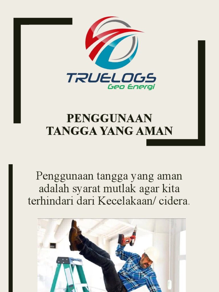 Hse-Penggunaan Tangga Yang Aman | PDF