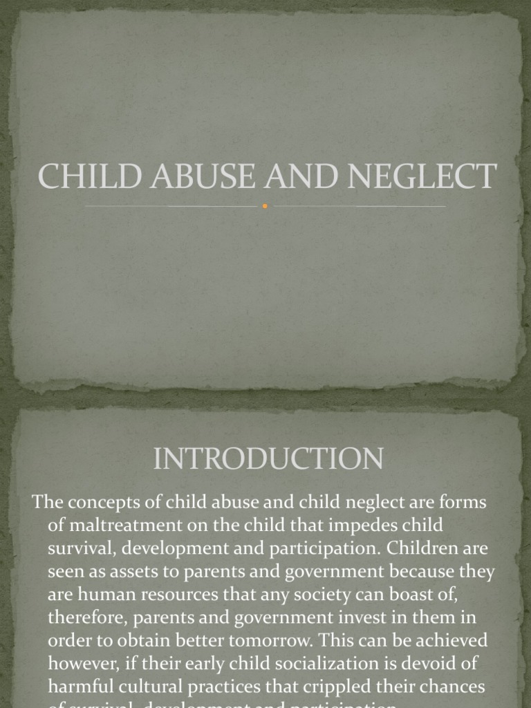 Child Abuse and Neglect | PDF | Child Neglect | Child Abuse