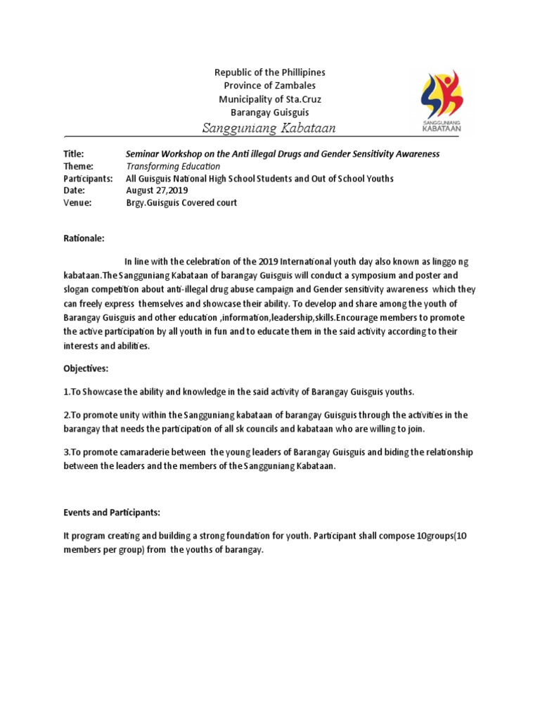Gender Sensitivity Awareness Workshop | PDF