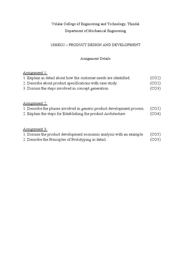 PDD - Assignments | PDF