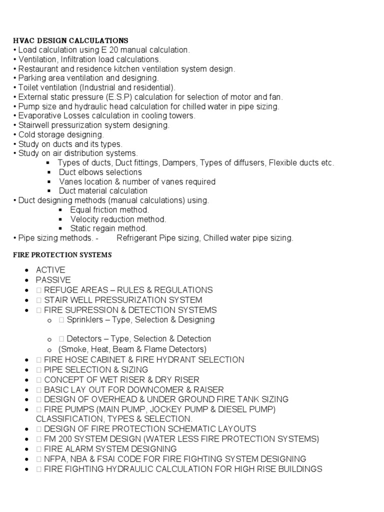 Hvac Design Calculations | PDF
