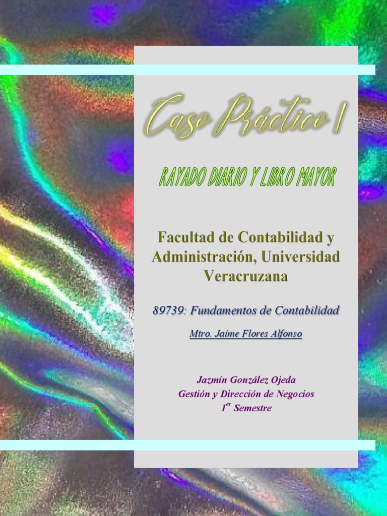 Ejemplo Rayado Diario y Libro Mayor | PDF | Pagos | Bancos