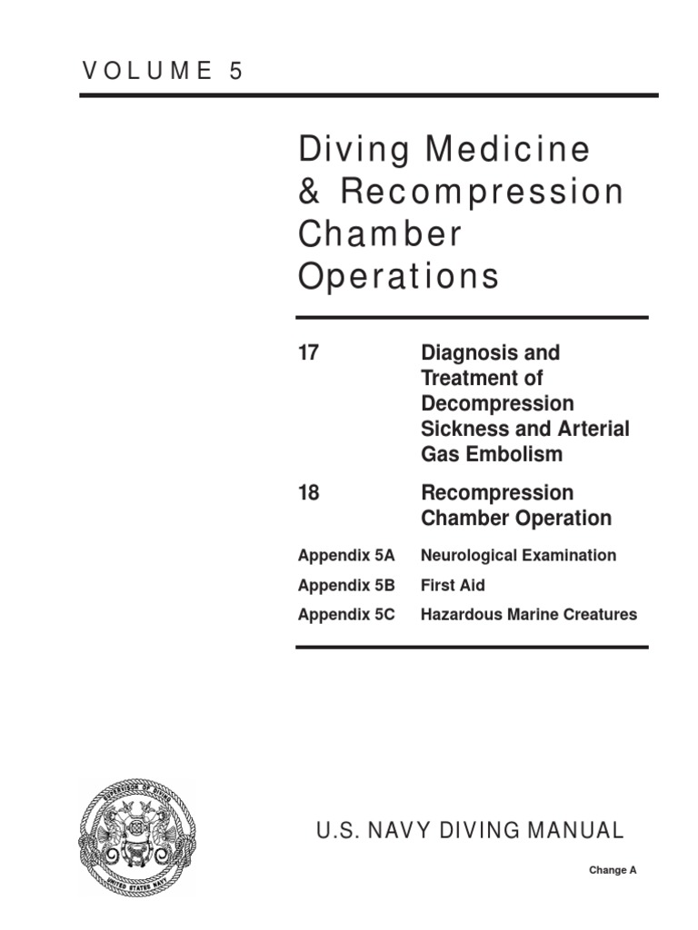 US DIVING MANUAL REV7 1 V7-Chapter 17 PDF | PDF | Underwater Diving ...