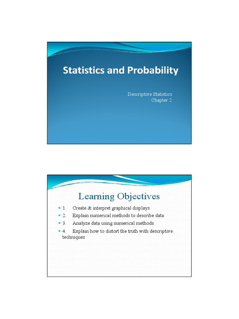 An Introduction to Descriptive Statistics: Numerical and Graphical ...