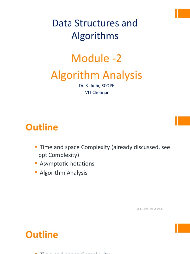Data Structure Module-2 Algorithm Analysis | PDF | Time Complexity ...
