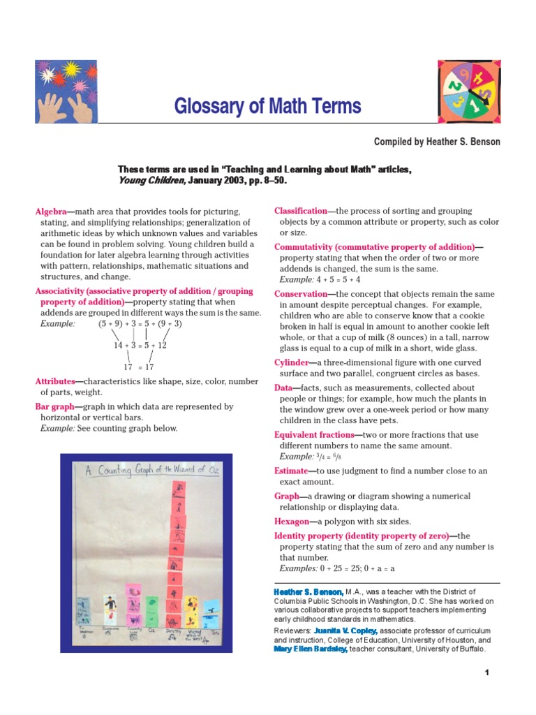 Maths Glossary | PDF | Geometry | Teaching Mathematics
