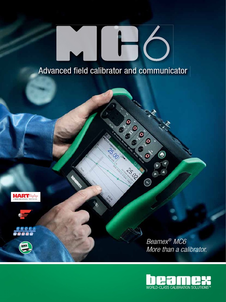 Advanced Fi Eld Calibrator and Communicator: Beamex MC6 More Than A ...