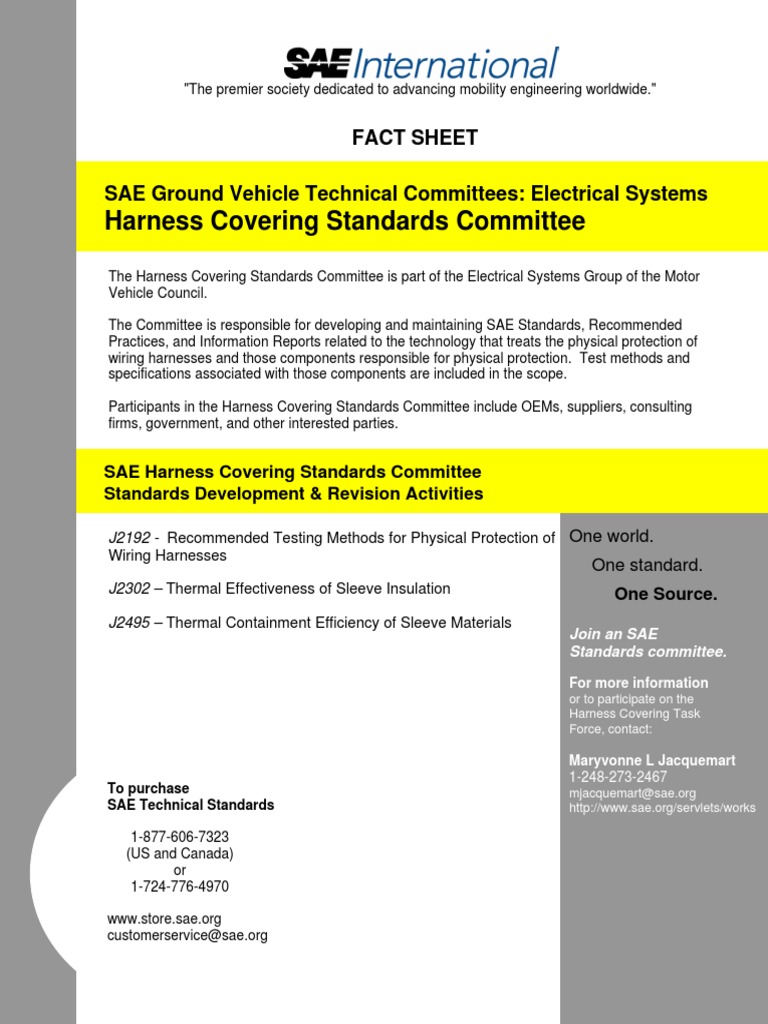 Harness Covering Standards | PDF