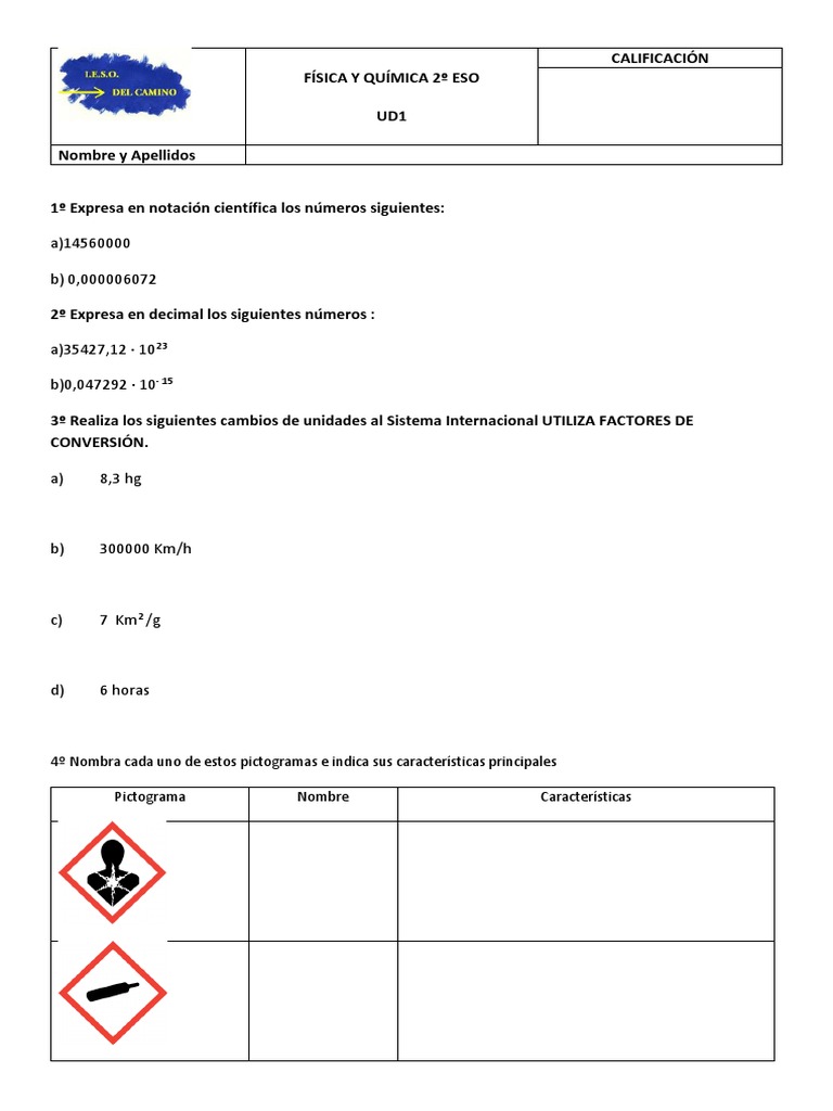 Examen-Tema-1 Fyq PDF | PDF