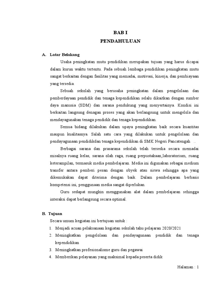 Program Pengelolaan Dan Pendayagunaan Pendidik Dan Tenaga Kependidikan | PDF