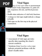 Vital Signs Quiz | PDF | Blood Pressure | Pulse