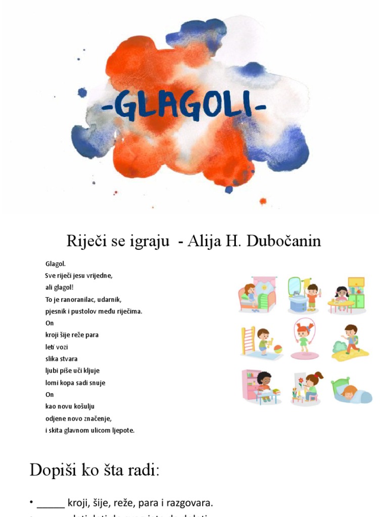 Glagoli III Razred | PDF