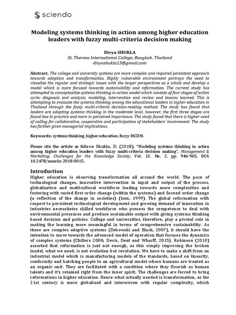 Article p946 PDF | PDF | System | Systems Theory
