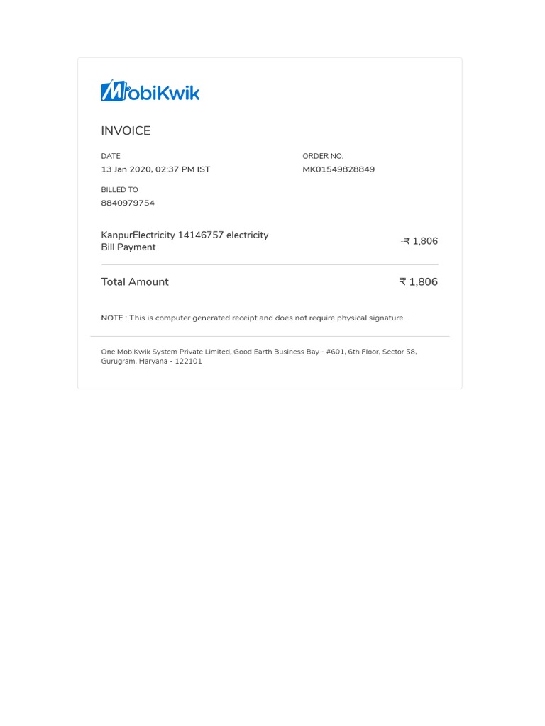 KESCO - KESCO Bill Payment 14146757 | PDF