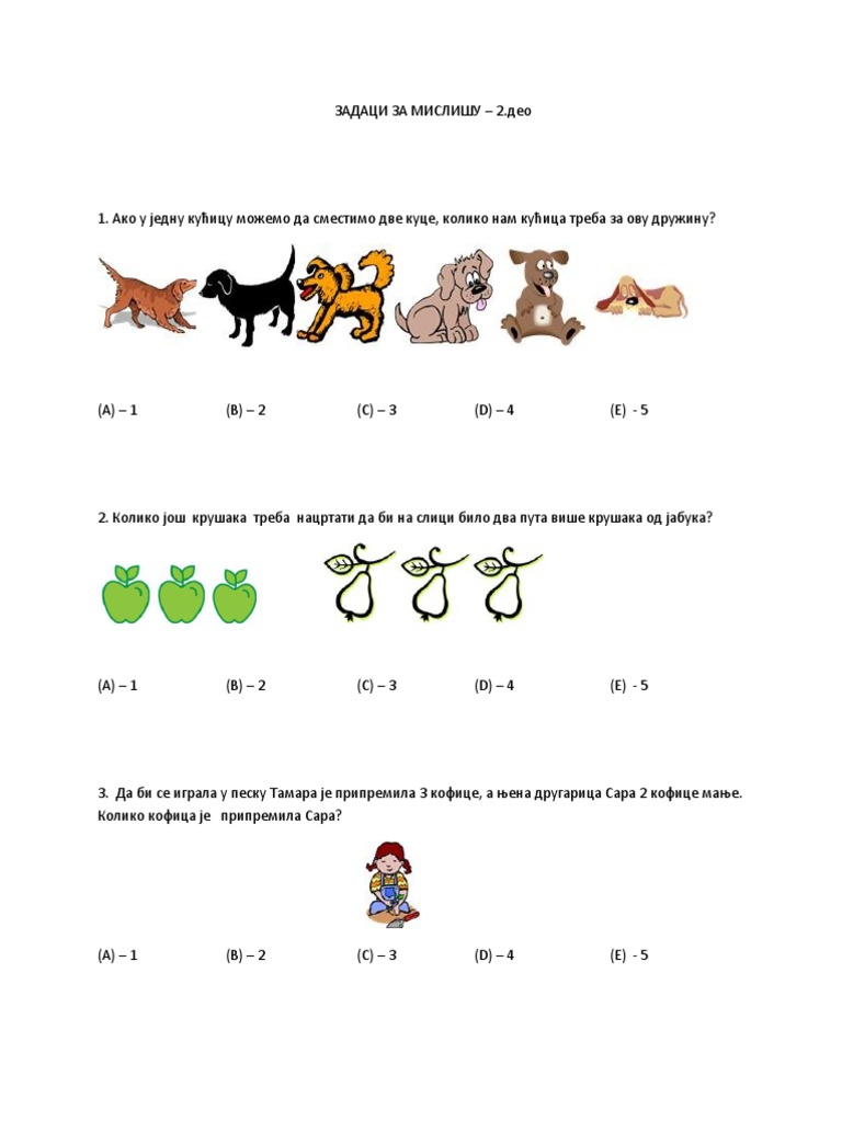 Mislisa Zadaci 2 | PDF