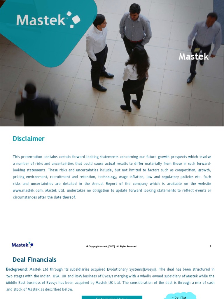 Investor Presentation For Evosys PDF | PDF | Oracle Corporation ...