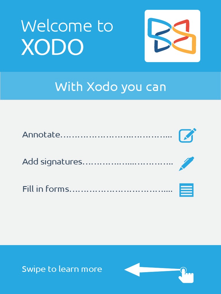 Welcome To: With Xodo You Can | PDF | Computing | Software