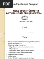 Dodatak Uz PDV Prijavu Obrazac D PDV BOS | PDF