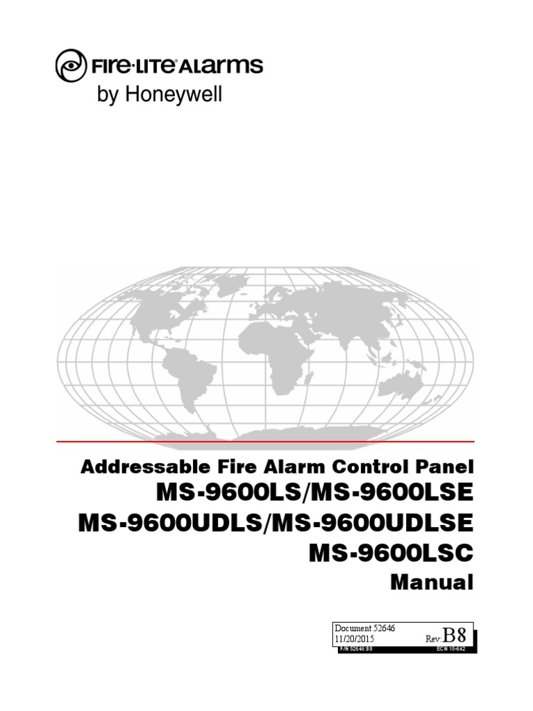 MS-9600LS/MS-9600LSE MS-9600UDLS/MS-9600UDLSE MS-9600LSC: Addressable ...