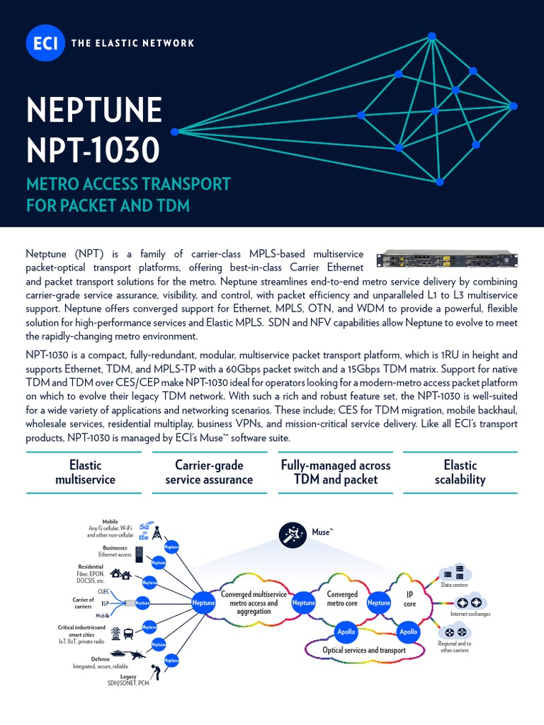 Neptune NPT-: Metro Access Transport For Packet and TDM | PDF ...