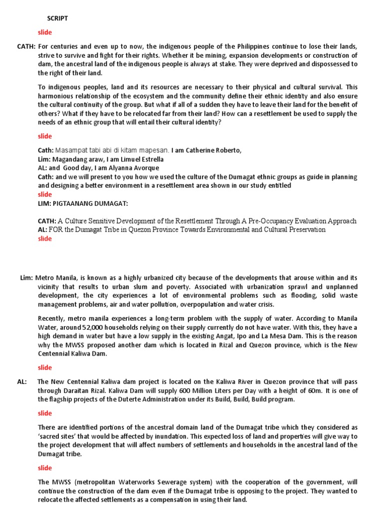 Script Semi Final | PDF | Community | Sustainability