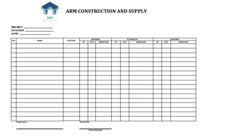 DTR Abm Construction | PDF
