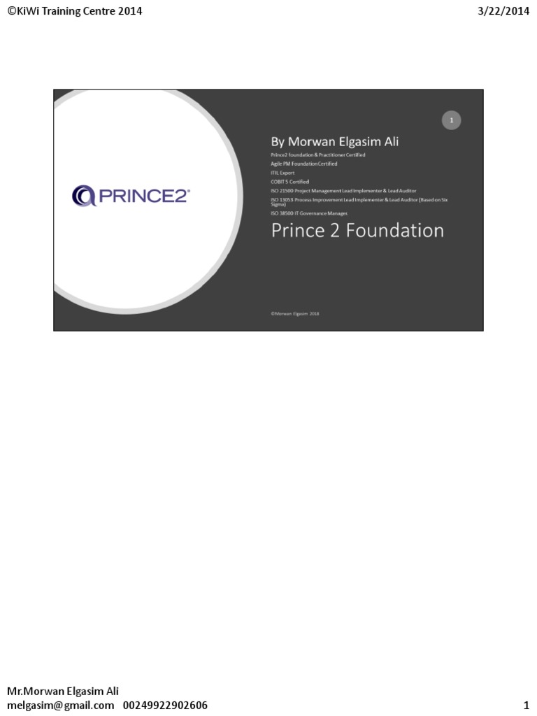 Prince 2 Foundation - New - Full PDF | PDF | Project Management ...
