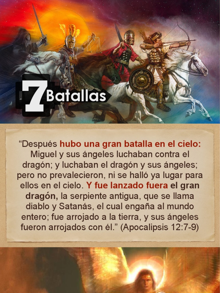 Dilo Al Mundo Seminario Sobre Apocalipsis 12 7 Batallas La Llave